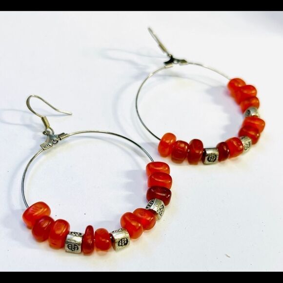Alisa Michelle | Jewelry | Alisa Michelle Hoopearringscarnelian And ...